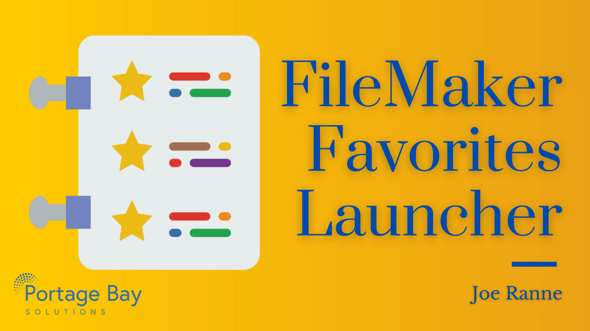 FileMaker Free Templates | Portage Bay Solutions | FileMaker Database ...