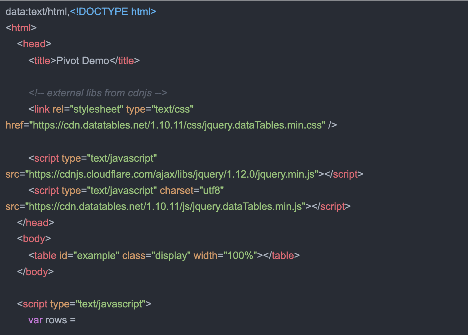 Looking at JavaScript in Web Viewers